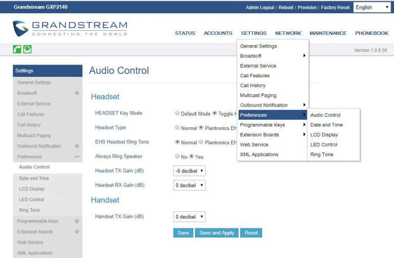Grandstream Headset Compatibility Guide | View Grandstream Phone ...