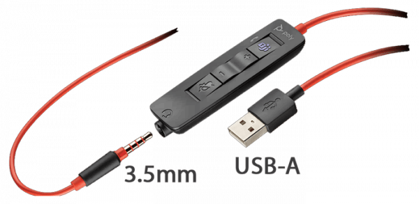 Poly Blackwire BW3325 USB Headset - Headsets Direct