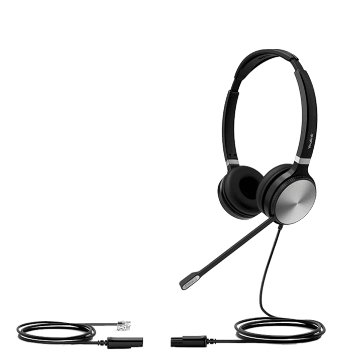 Yealink YHS36 Dual QD Headset w/ RJ Cable - Headsets Direct