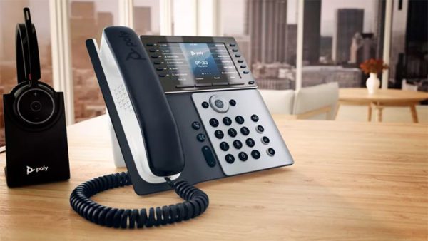 Poly Edge E550 IP Desk Phone | Buy Poly E550 2200-87050-025 HP 82M91AA